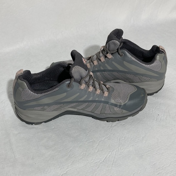 Merrell | Shoes | Merrell Qform2 Grey And Pink Select Grip Walking ...
